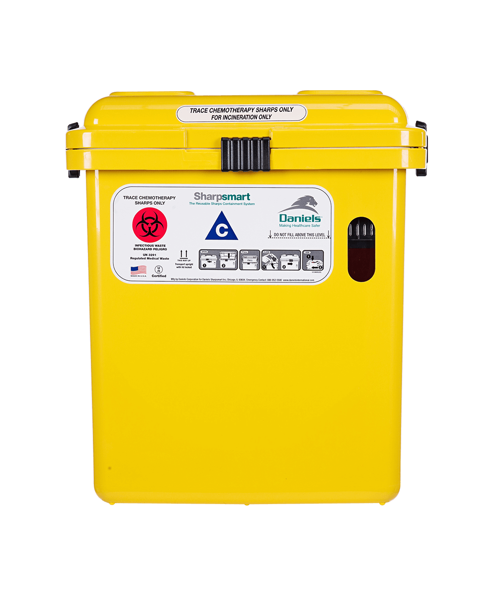 CT22 | Chemosmart Reusable Chemotherapy Waste Container | Daniels Health