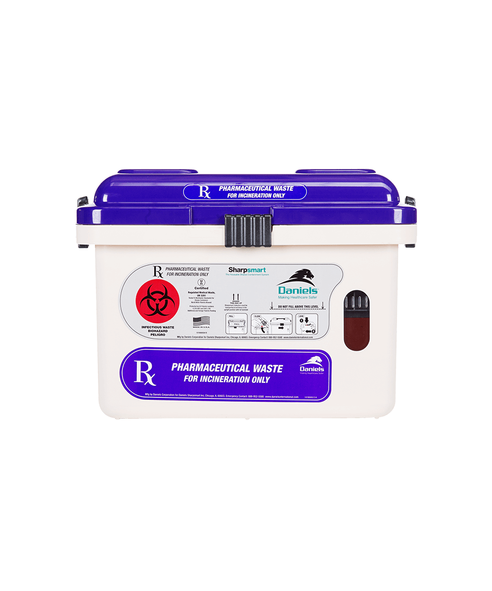 P14 | Pharmasmart Reusable Pharmaceutical Waste Container | Daniels Health