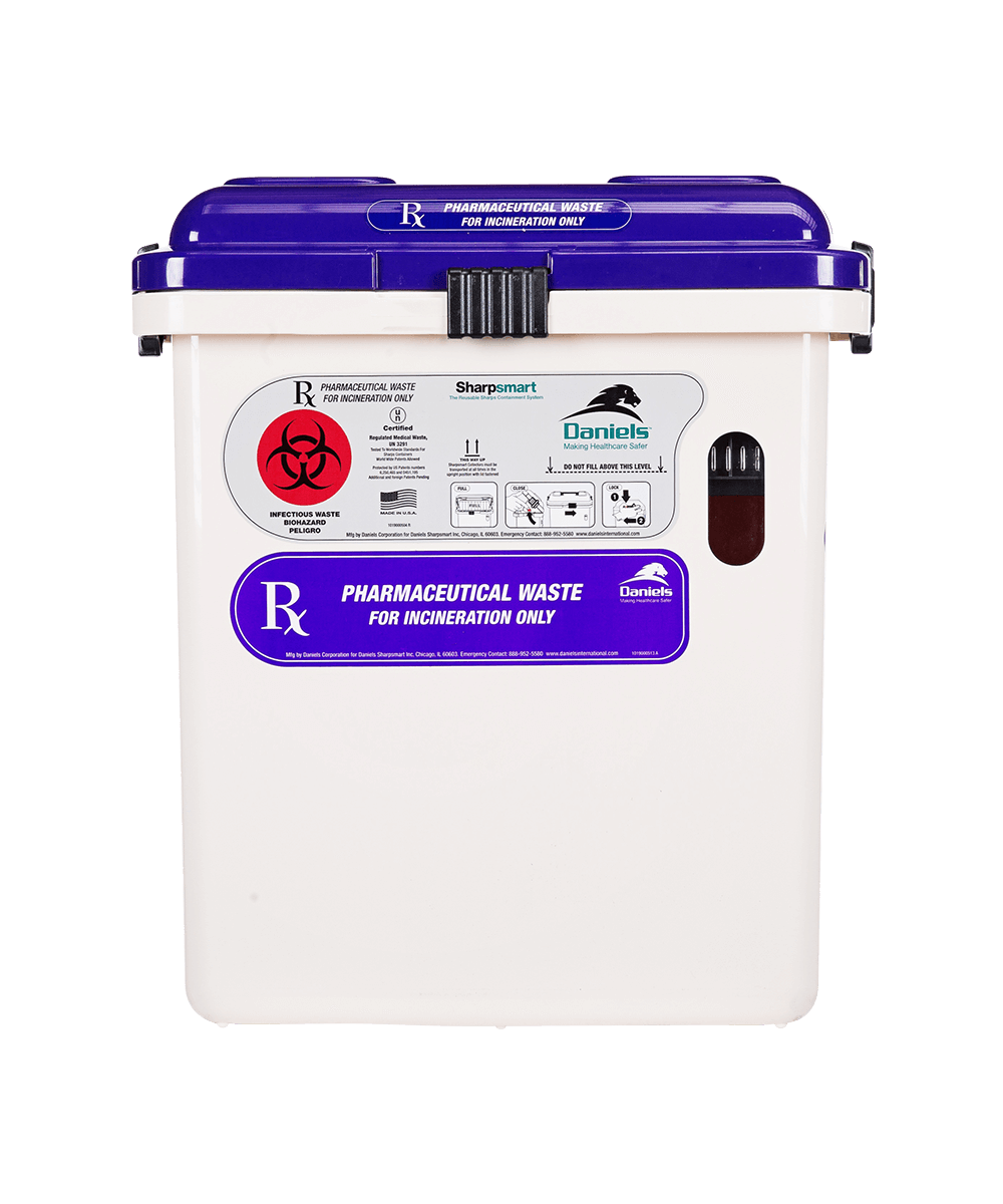 P22 | Pharmasmart Reusable Pharmaceutical Waste Container | Daniels Health