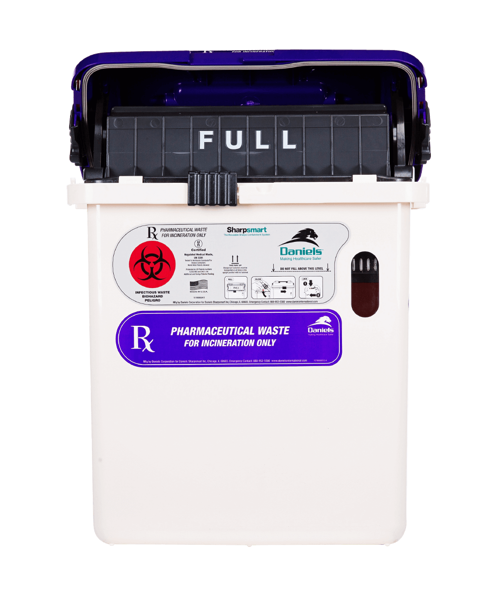 P22 | Pharmasmart Reusable Pharmaceutical Waste Container | Daniels Health