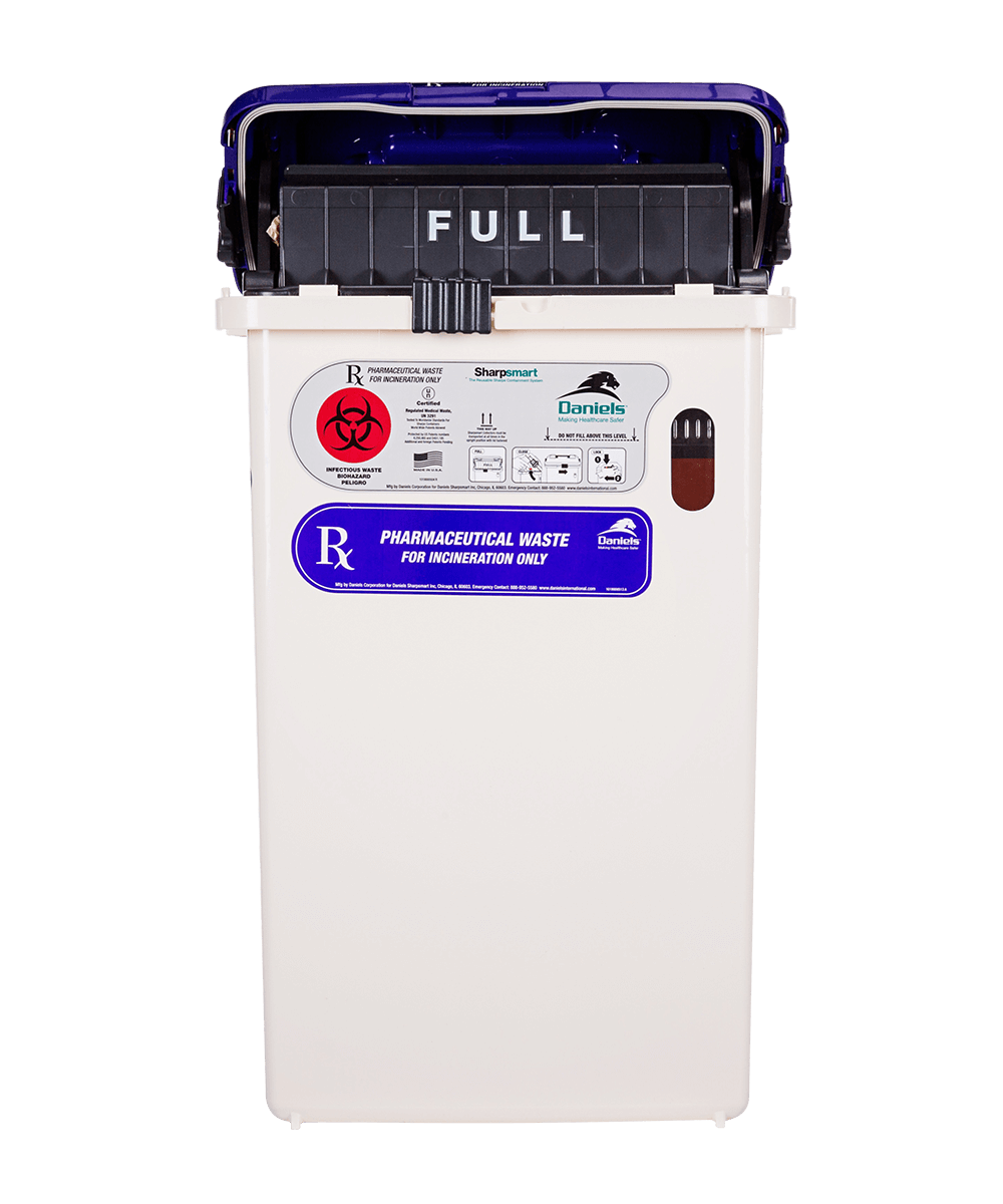P32 | Pharmasmart Reusable Pharmaceutical Waste Container | Daniels Health