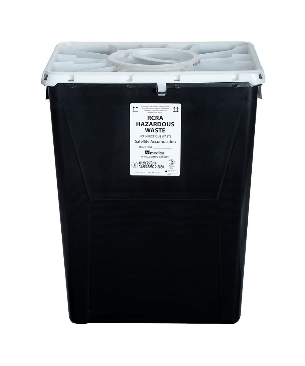 Hazardous Waste Container | 12 Gallon | Daniels Health