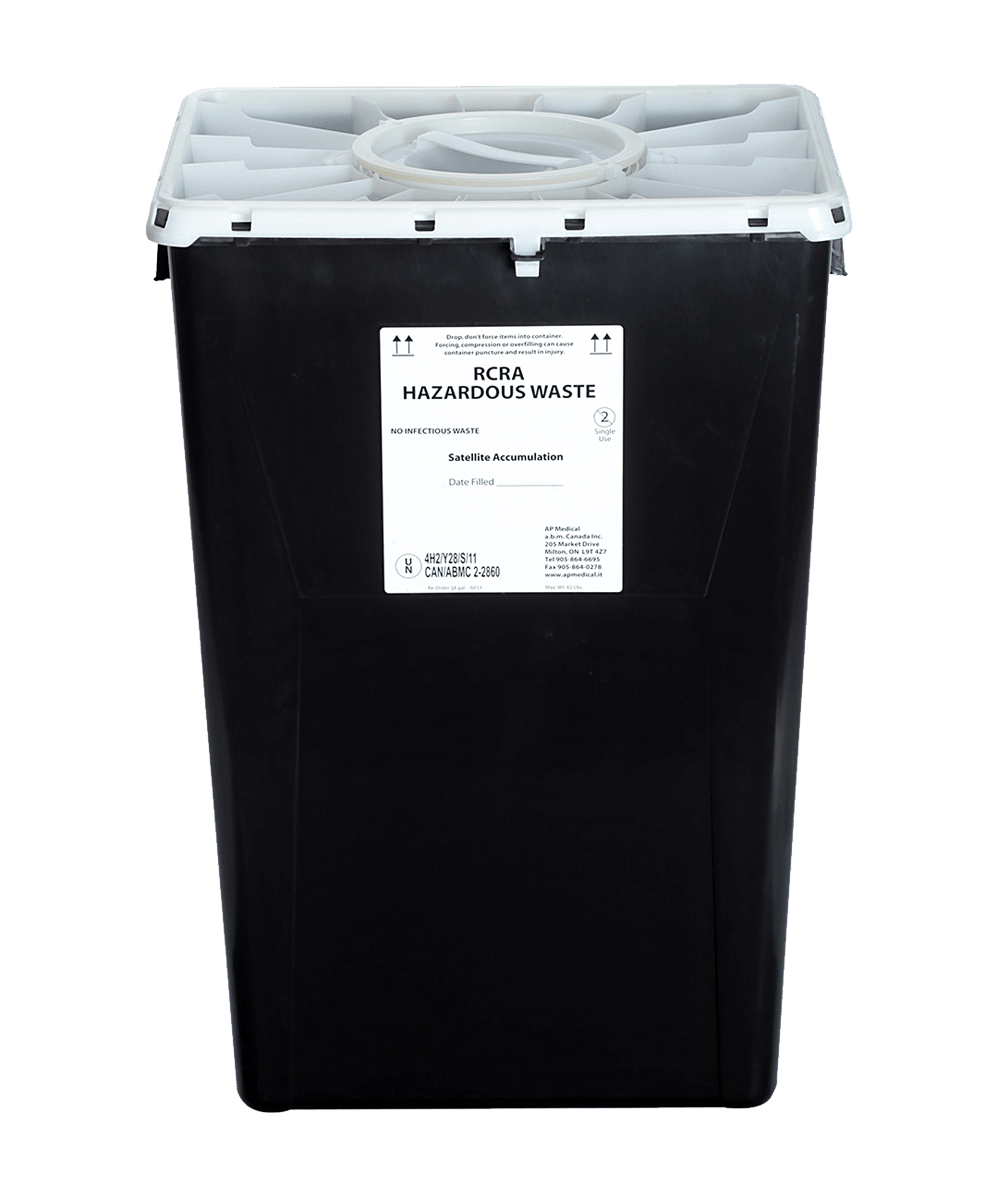 Hazardous Waste Container 18 Gallon | Daniels Health