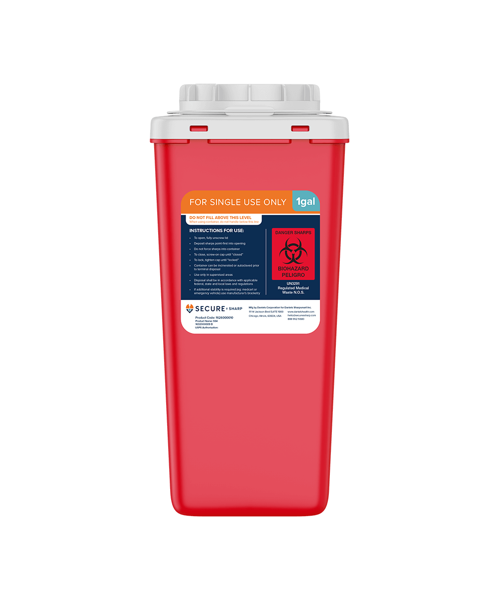 Secure a Sharp | 1 Gallon Container | Daniels Health