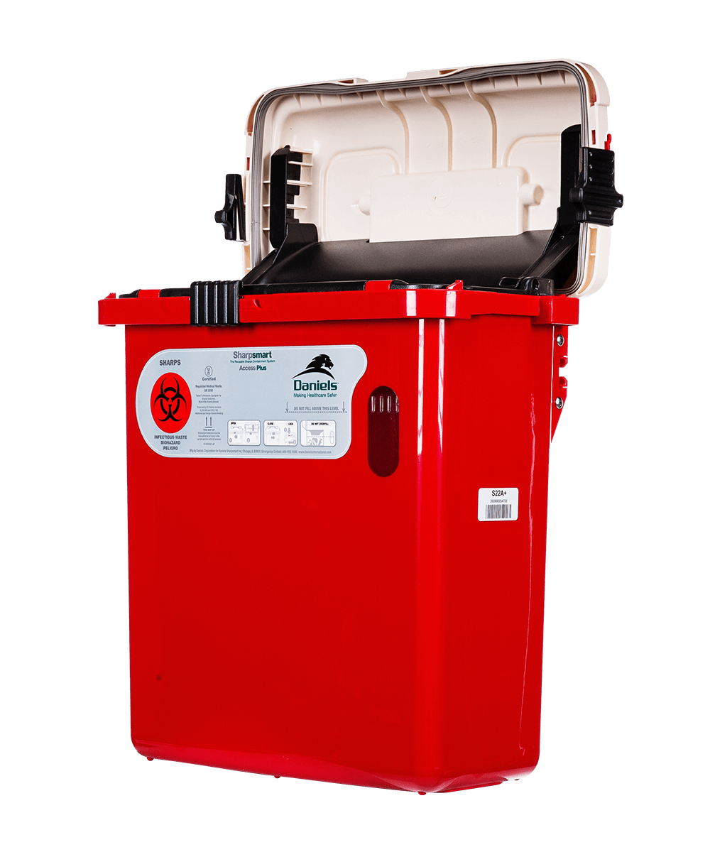 S22A+ | Sharpsmart Access Plus Reusable Sharps Container | Daniels Health