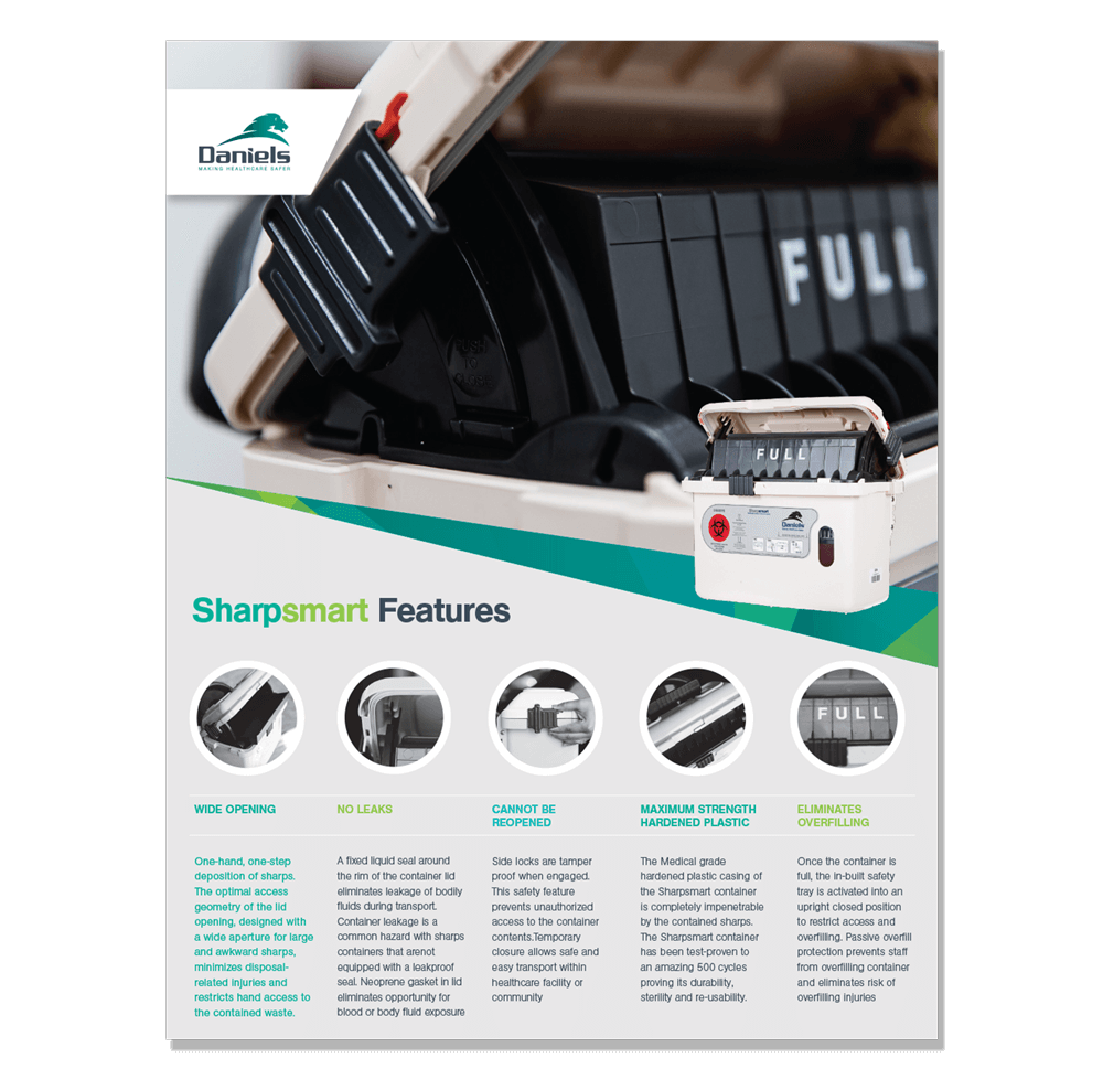 Sharps Product Range | Daniels Health