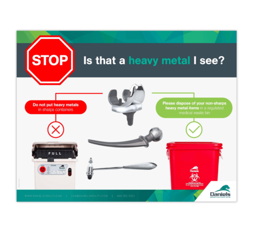 Non-Sharp Metal Items Disposal | Daniels Health