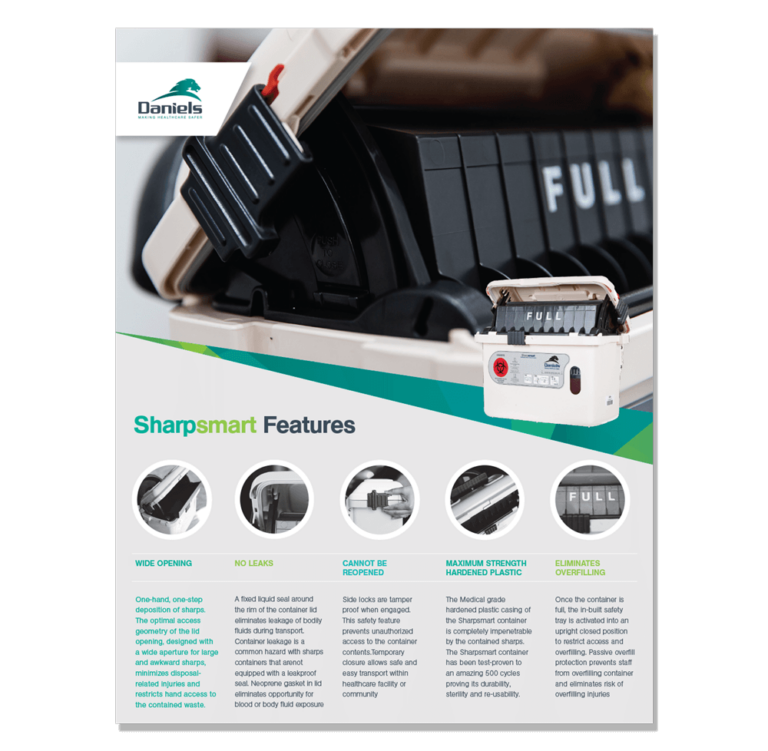 Sharps Product Range | Daniels Health