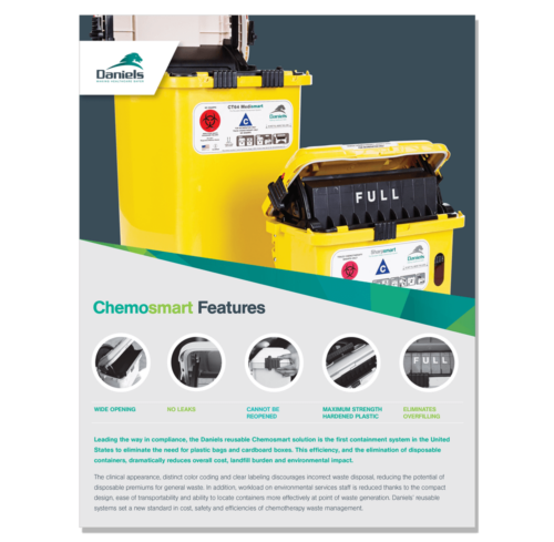 Trace Chemotherapy Waste Segregation Poster