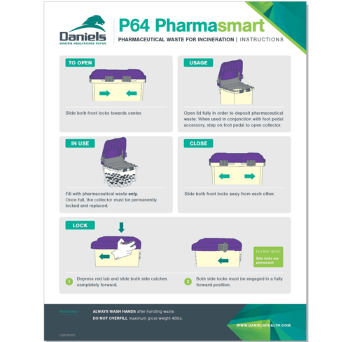 P64 | Pharmasmart Reusable Pharmaceutical Waste Container