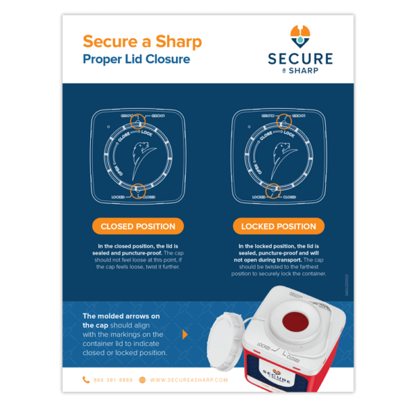 How to Use Secure a Sharp Containers