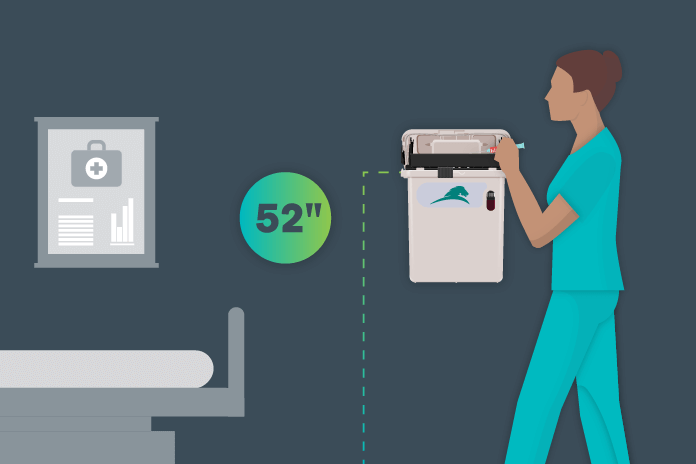 Safest Height for Wall-Mounted Sharps Containers